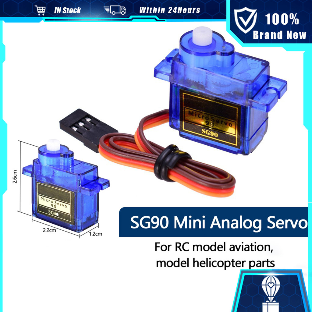 Micro Servo Motor SG90 9g Servo Motor 180/360 Degree 450 Helicopter ...