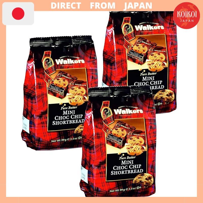 Walkers Flow Pack Chocolate Chip Shortbread 99g x 3 pack | Shopee ...