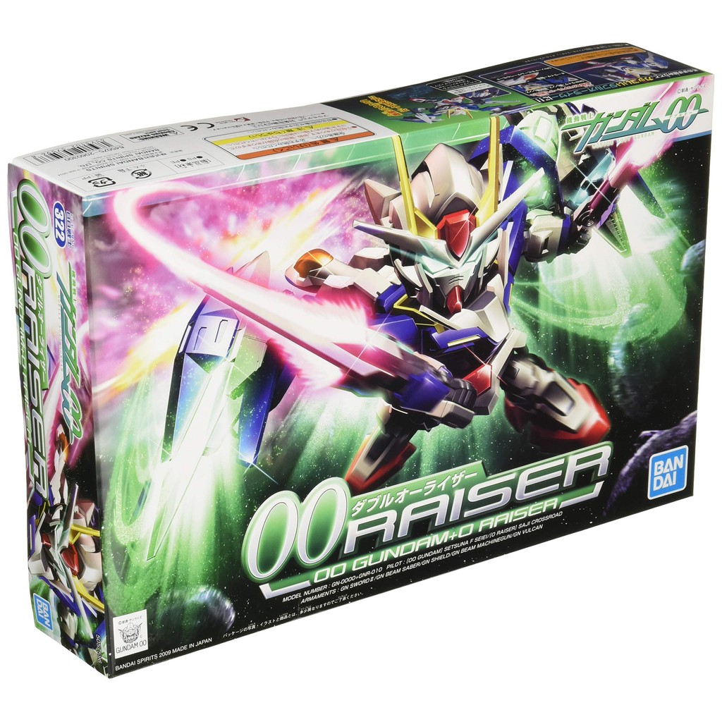BANDAI SPIRITS SD Gundam BB Senshi No.322 Double O Raiser Color-coded ...