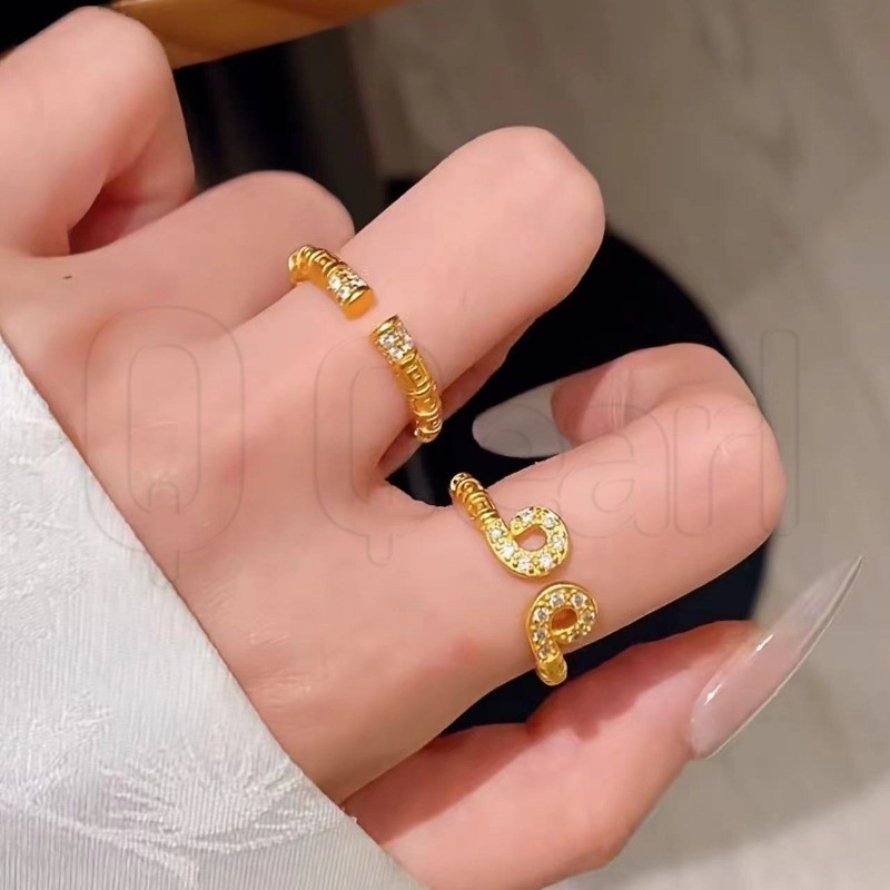 Black Myth Wukong Game Couple Rings - Fashion Golden Hoop Stick Jewelry ...