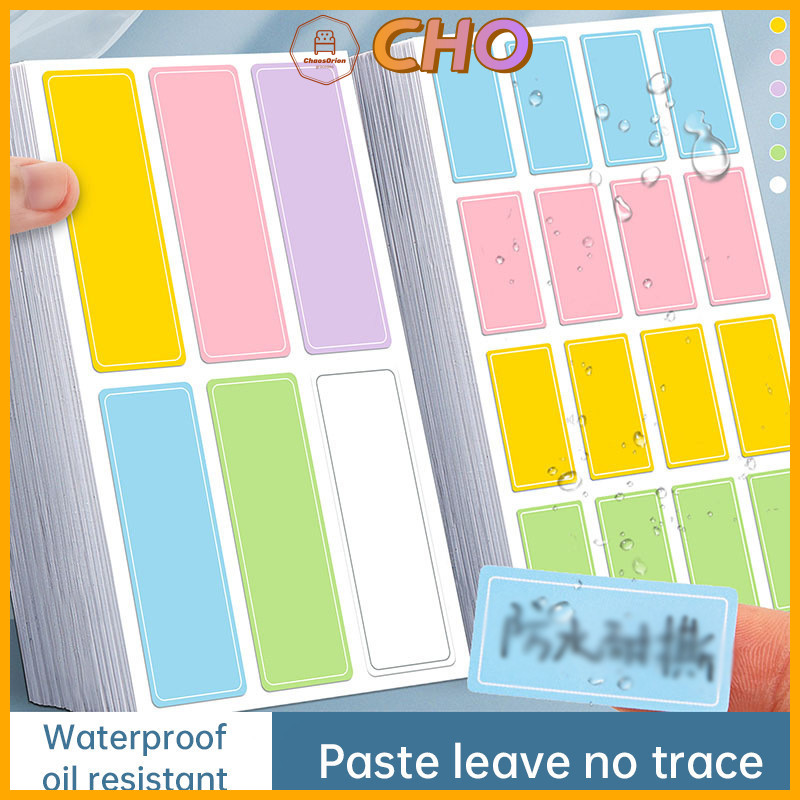 CHO⭐Classification Labels Tag Self-adhesive Handwritten Notes Colorful ...