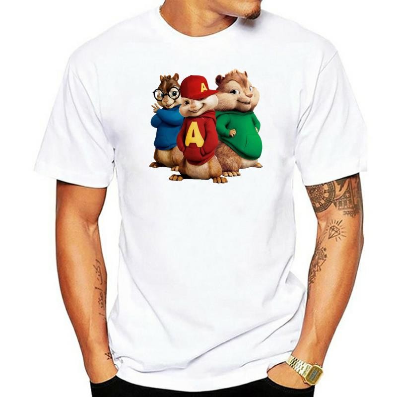 Men Animated Comedy Alvin And The Chipmunks T Shirt women | Shopee ...