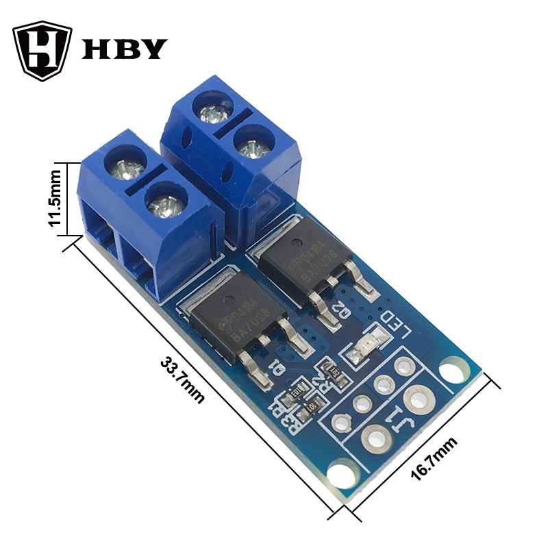 High Power 15A 400W MOS FET Trigger Switch Drive Module PWM Regulator ...