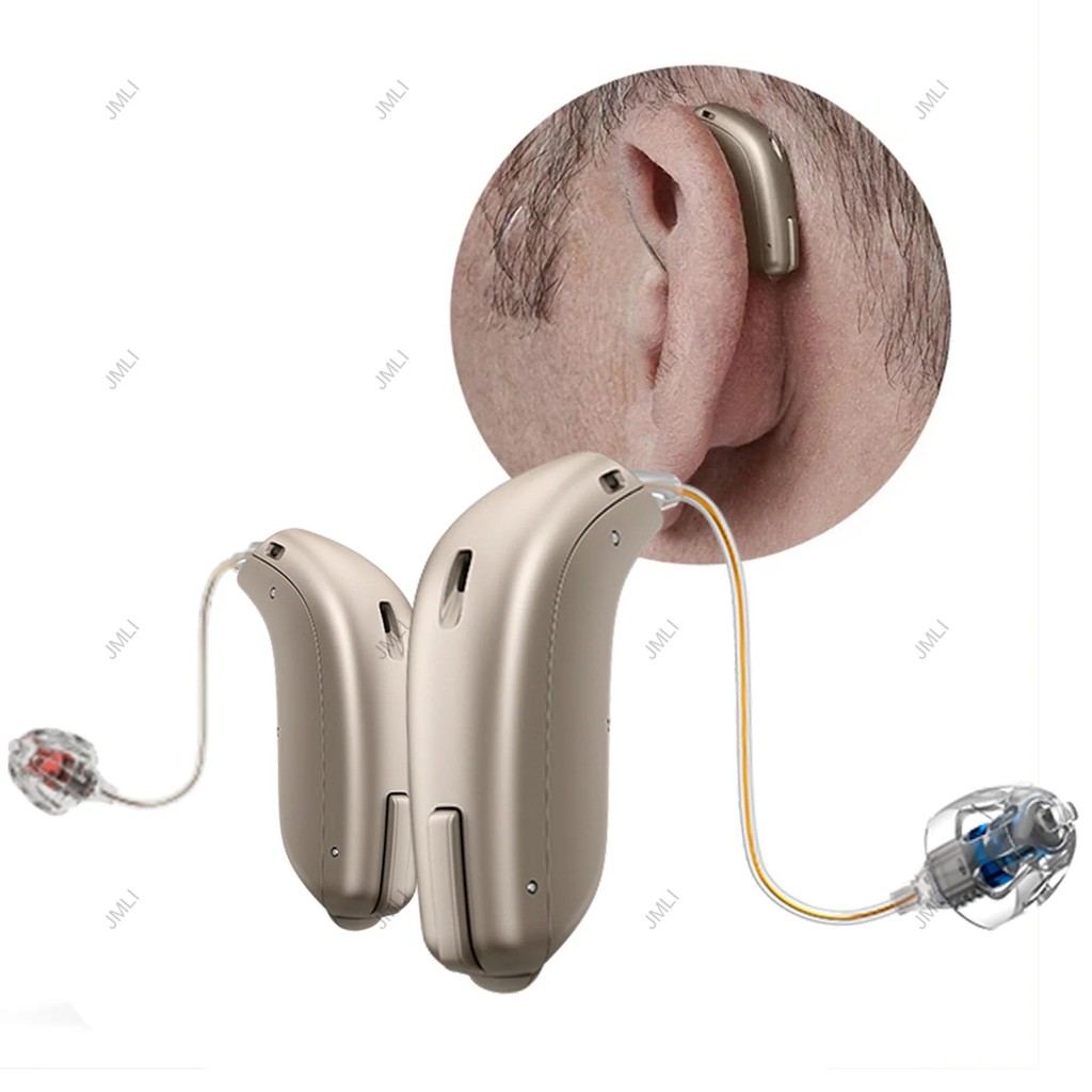 Oticon Jet 2 miniRITE miniRITE hearing aids 48Channel Programmable Digital Mobile Phone Remote ...