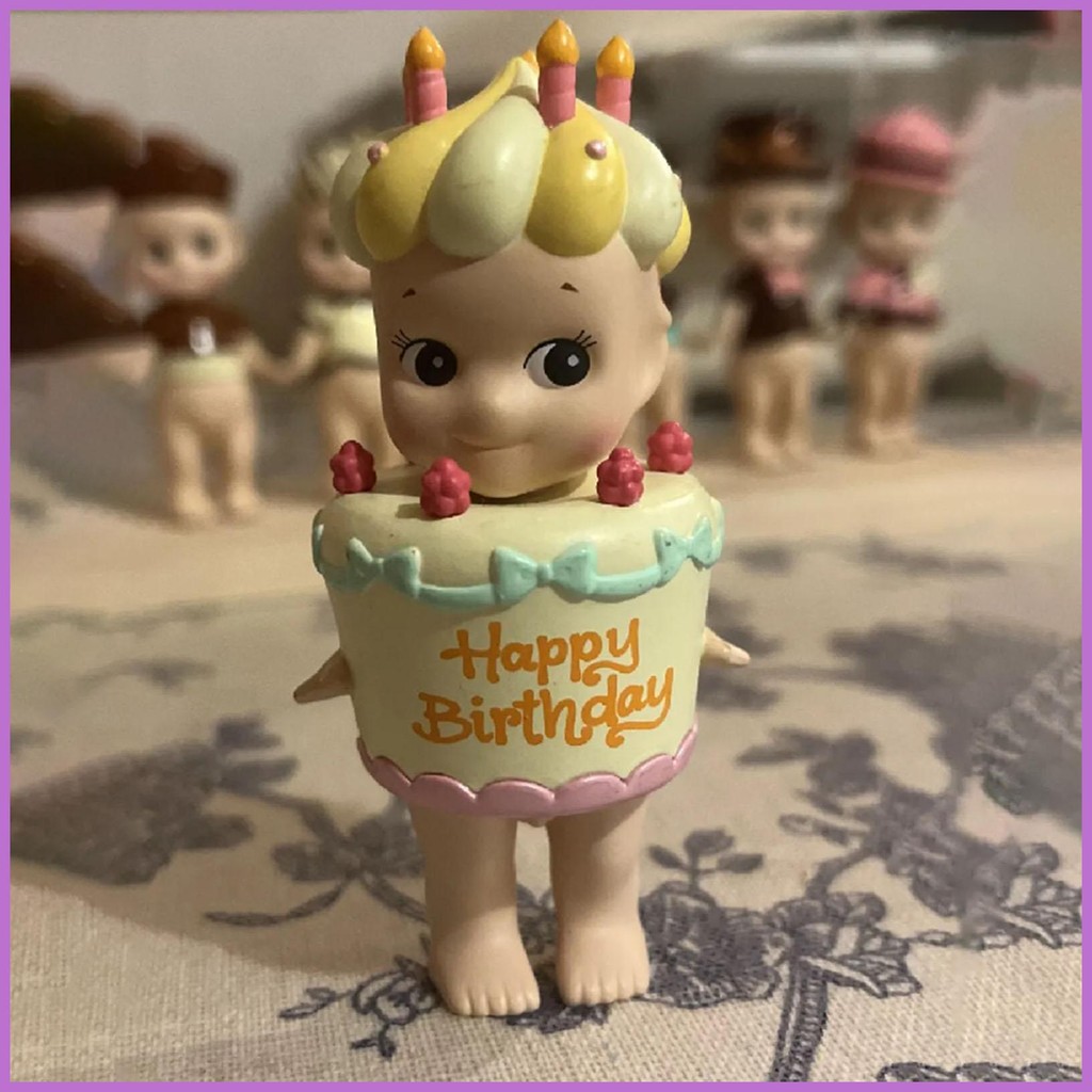 Angel Cake Series Figure Birthday Cake Doll Figure Car Home Collectible ...