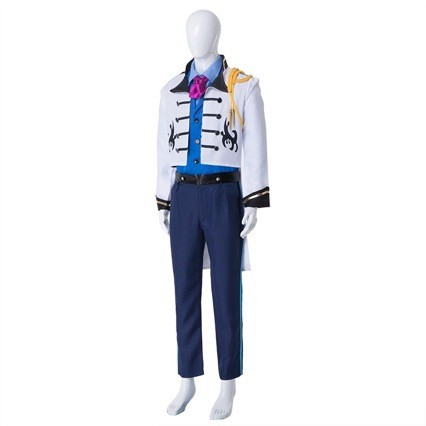 Frozen Hans Cosplay Costume Disney Hans Prince Uniform Suit Adults ...