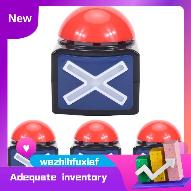 wazhihfuxiaf 4PCS Game Answer Buzzer,Game Buzzer Alarm Sound Play ...