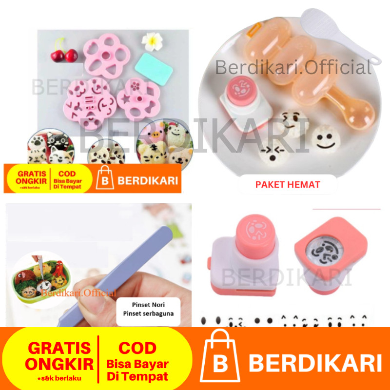 Seaweed Nori Cutter Mold Face Print Emoticon Nori Puncher Onigiri Sushi ...