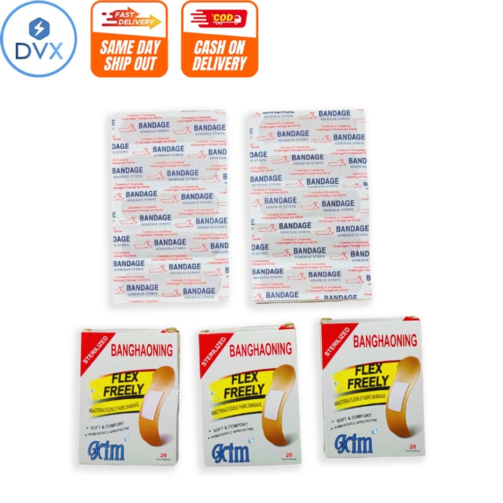 COD DVX Flexible Fabric Bandage / Band Aid 1 Pack (20pcs) #8110 ...