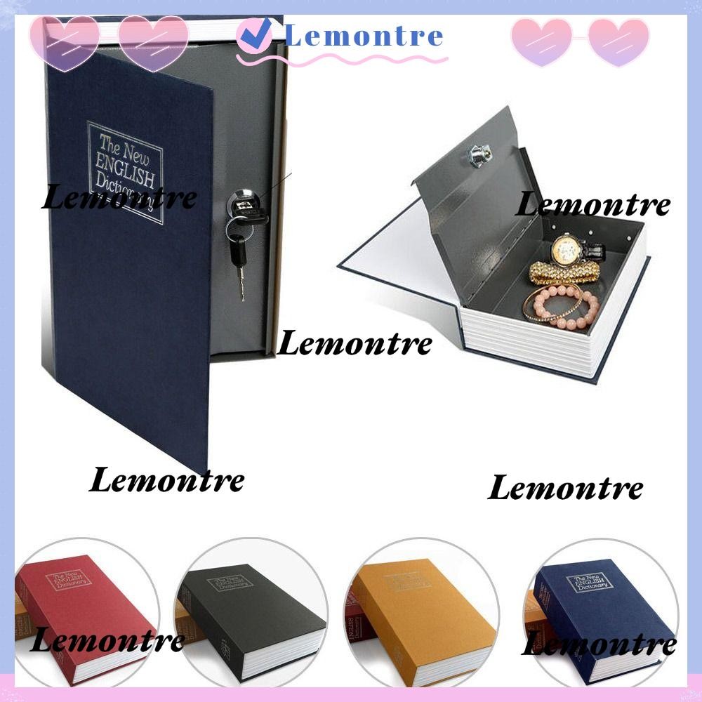 LEMONTRE Dictionary Hollow Book Diary Storage Change Storage Box Secret ...
