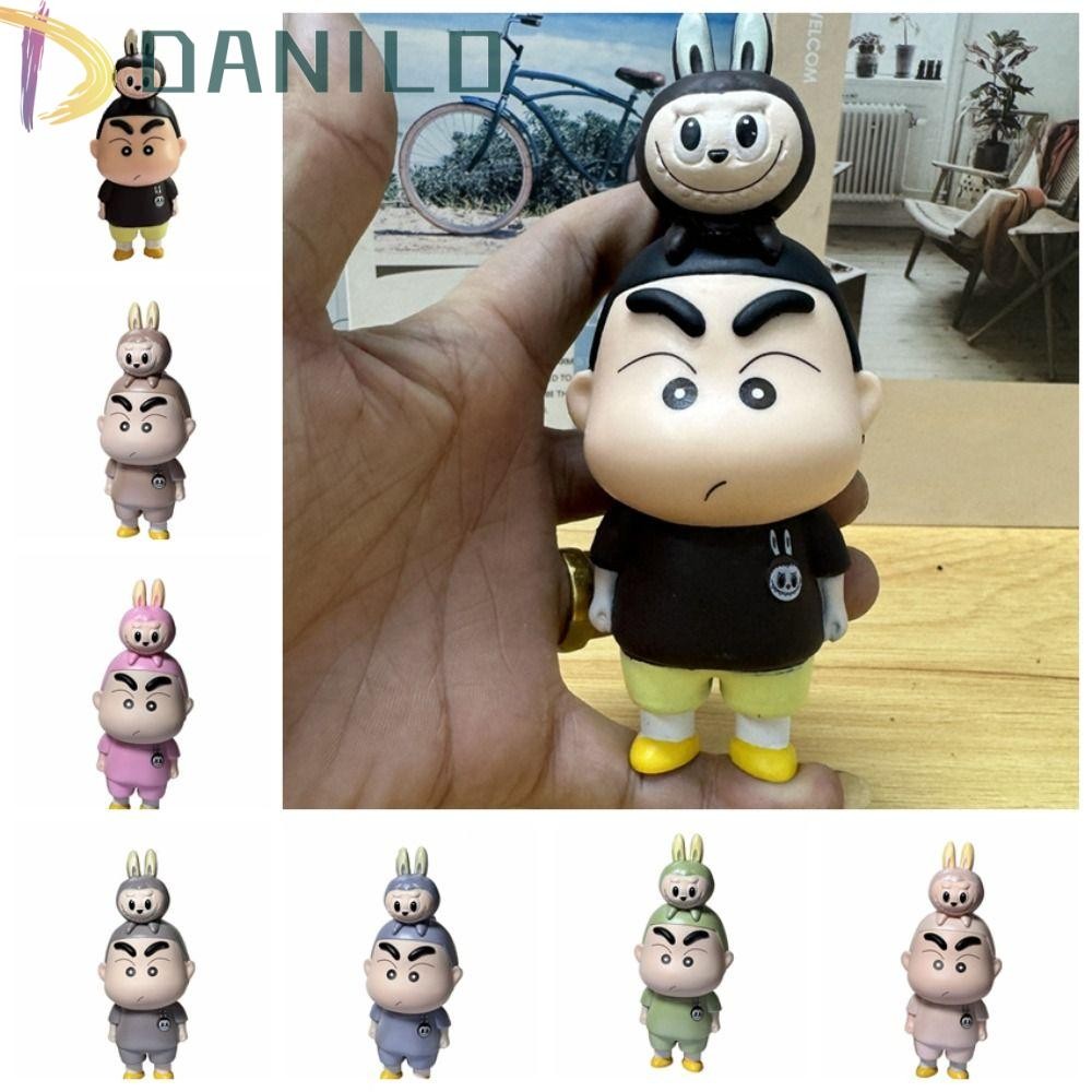 DANILO1 Labubu Crayon Shin-Chan Figure, PVC Doll Statue Crayon Shin ...