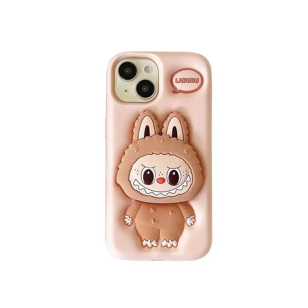Cute Monster Doll Labubu Phone Case Cover for iPhone 11 12 13 14 15 16 ...