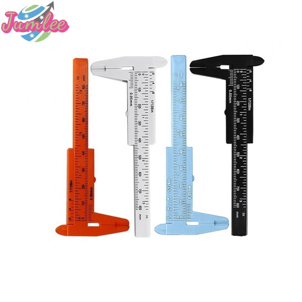 Compact 80mm Plastic Vernier Caliper Measure Depth Height and Diameter ...