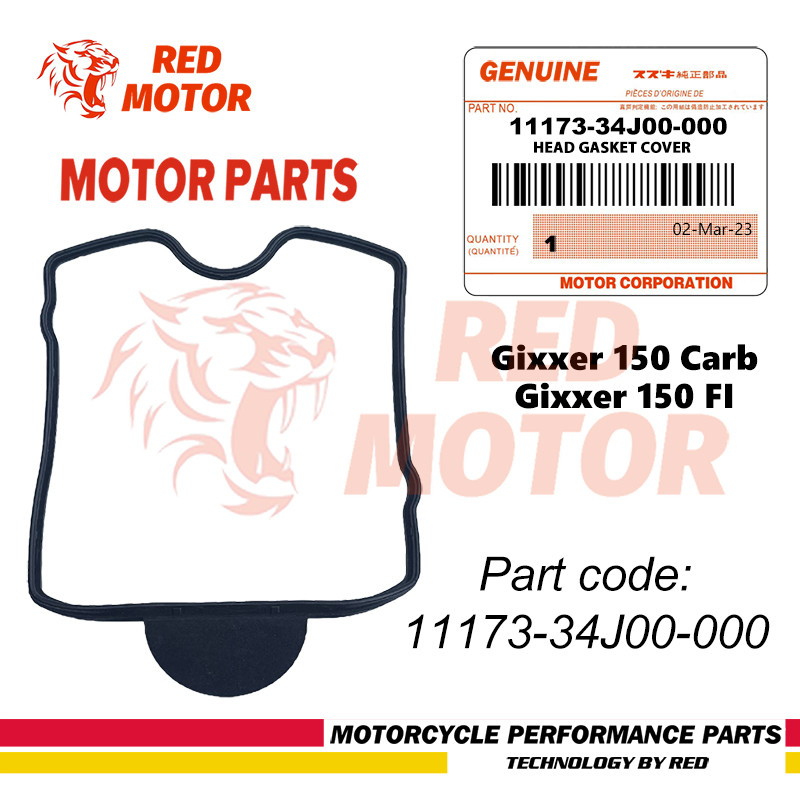 HEAD GASKET COVER Gixxer 150 Carb & FI 11173-34J00-000 OR 11173-34J10 ...