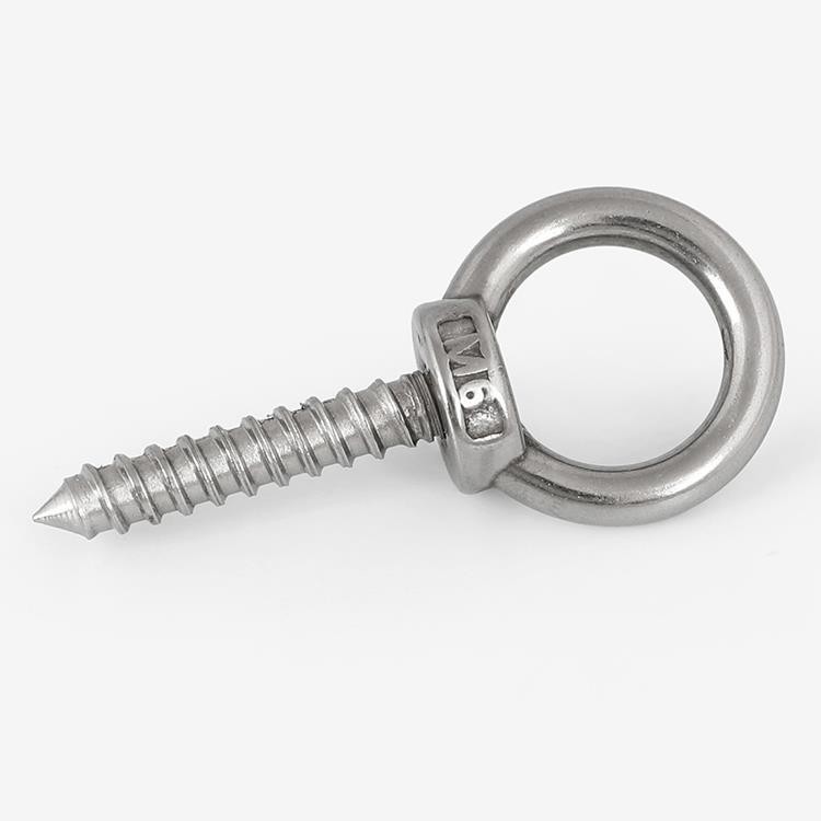 304Stainless Steel Rings Screw with Ring Self-Threading Pin Hook Self ...