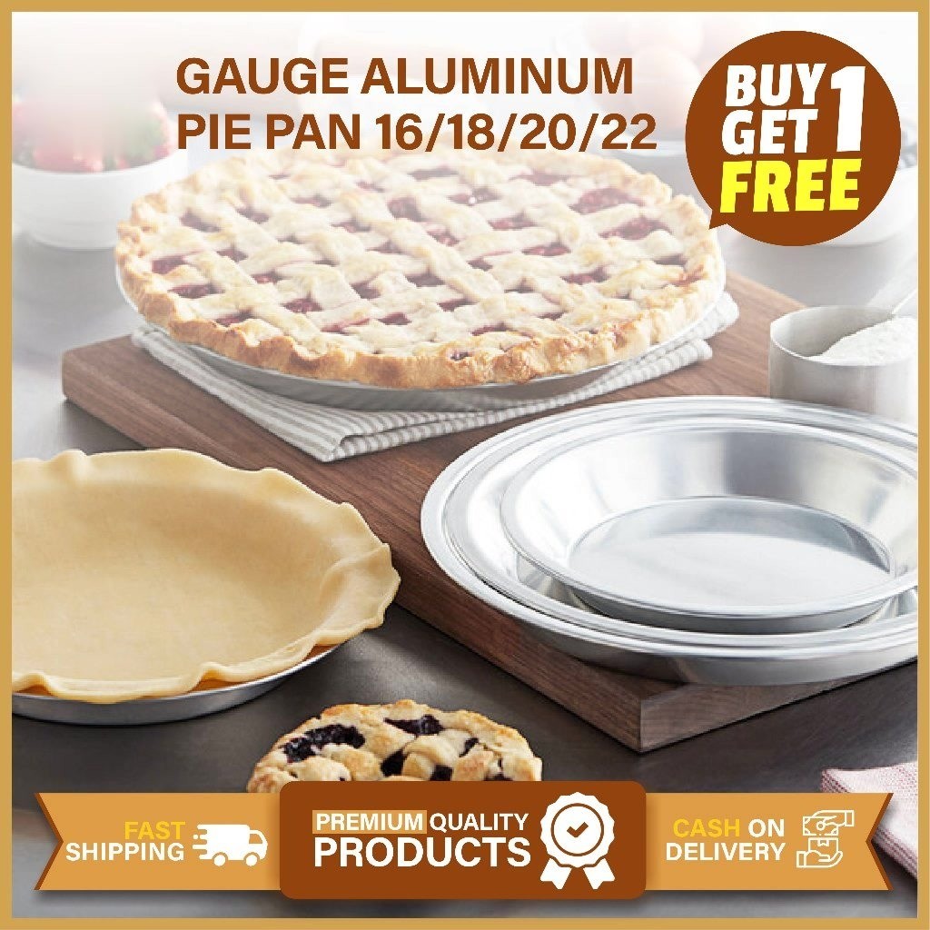 [BUY 1 GET 1 FREE ] Royal Crown Aluminum PIE PAN /Round/Buko Pie/ Egg ...