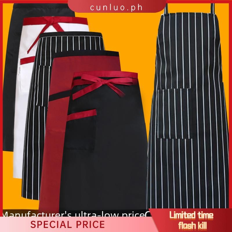 Ready Stock Chef uniform short-sleeved chef costume set for girl women ...