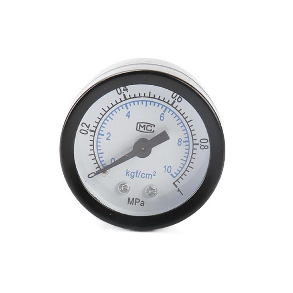 Mini Low Pressure Gauge Back Mount 1/8" Thread Pressure Gauge 0-1Mpa ...