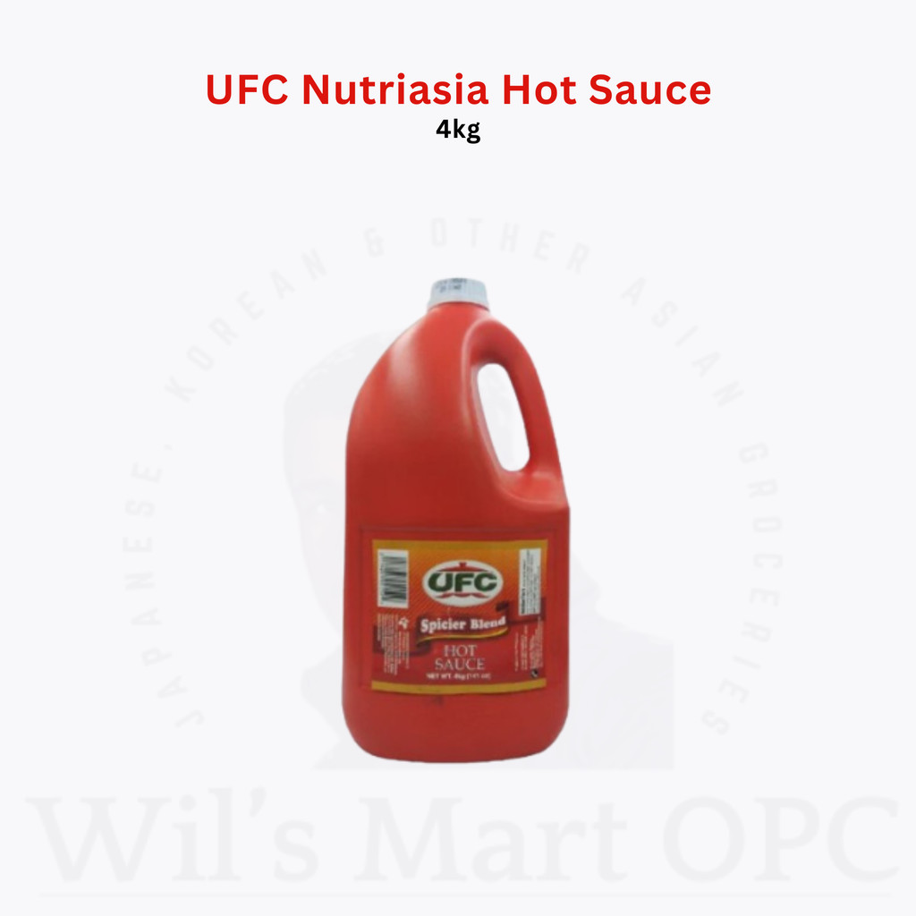 UFC Nutriasia Hot Sauce 4 kg | Shopee Philippines