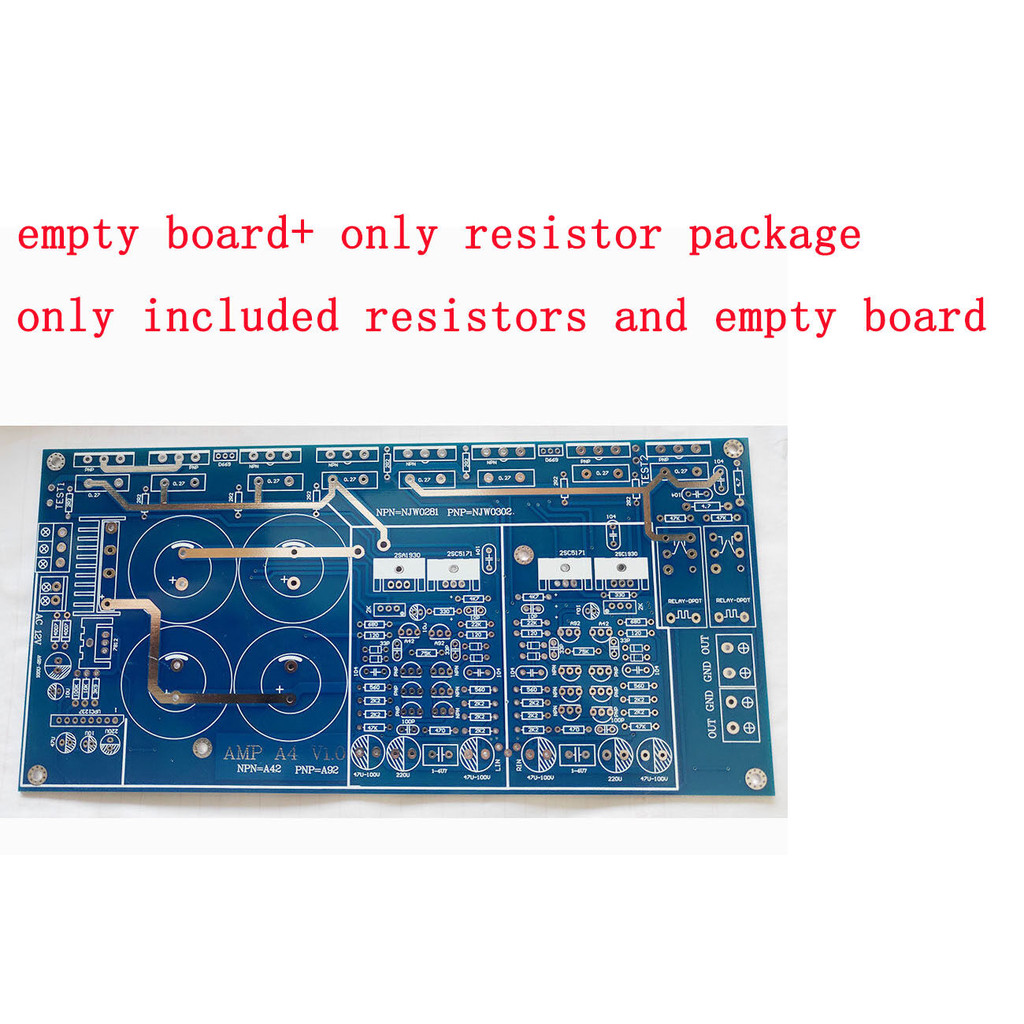 A4 Full Symmetrical Double Differential High Power Amplifier Board PCB Bare Empty Board | Shopee ...