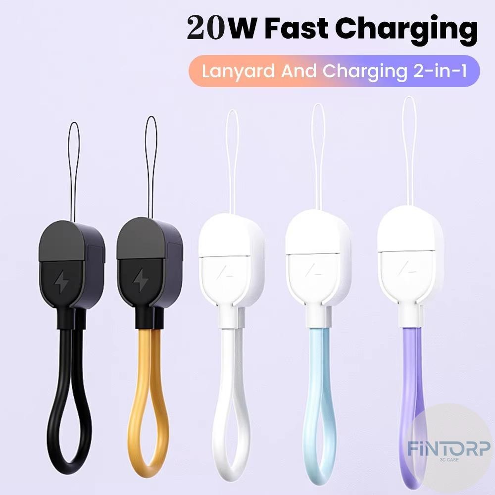 PD 20W Short Cable USB C To Type C Cable Fast Charging Data Cord For ...