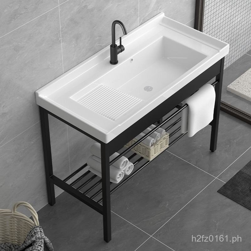 Integrated Laundry Board with Basin Ceramic Wash Basin Laundry Basin ...