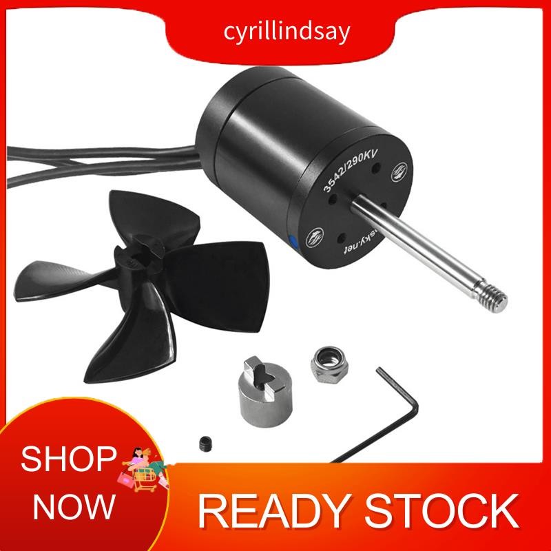 【cyrillindsay】 3542 Waterproof Motor with Fan 290KV 360W Power Motor ...