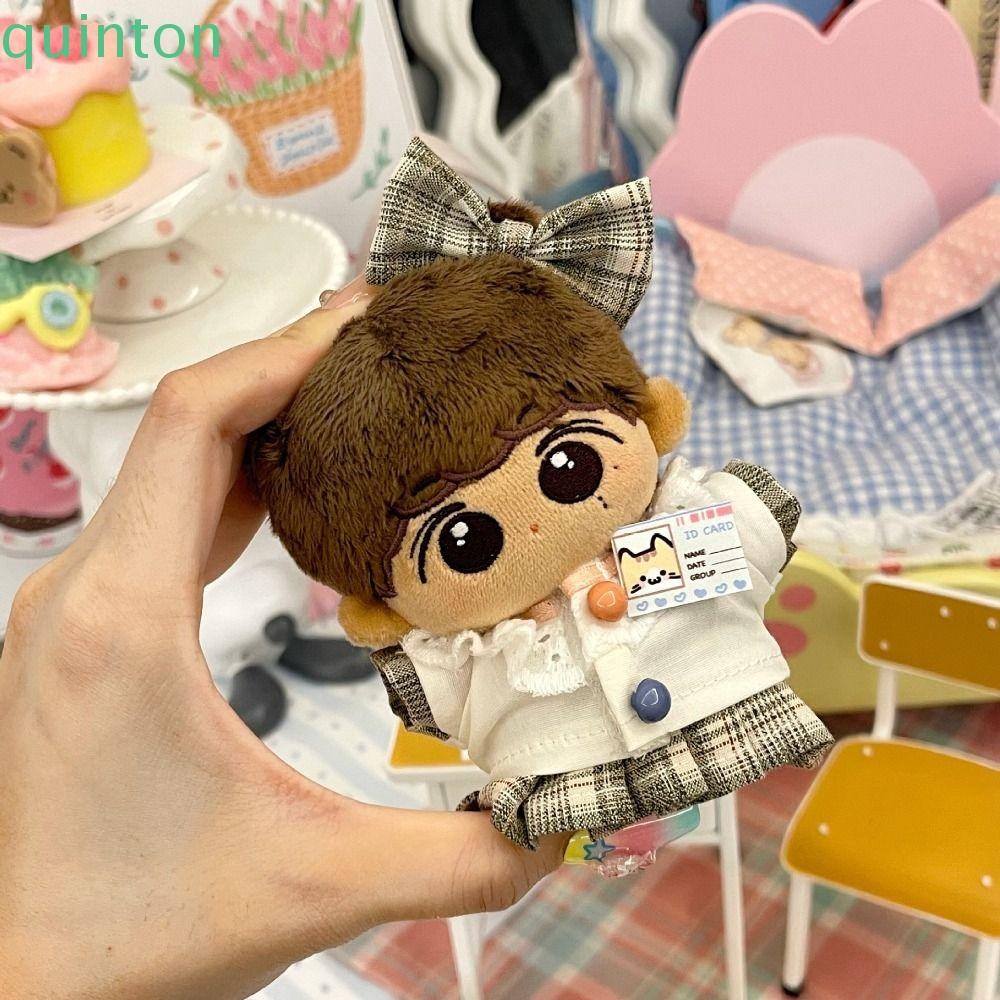 QUINTON Cotton Doll Rompers, For 10CM Doll Cartoon Design Plush Doll ...