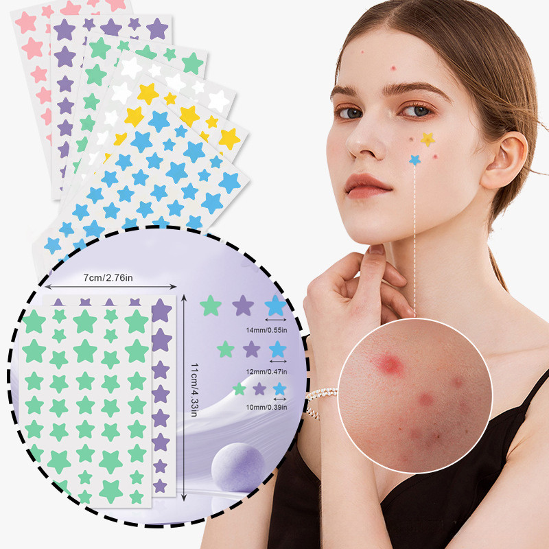 Fashion Face Sticker Pimple Patch Acne Invisible Acne Removal Stickers ...