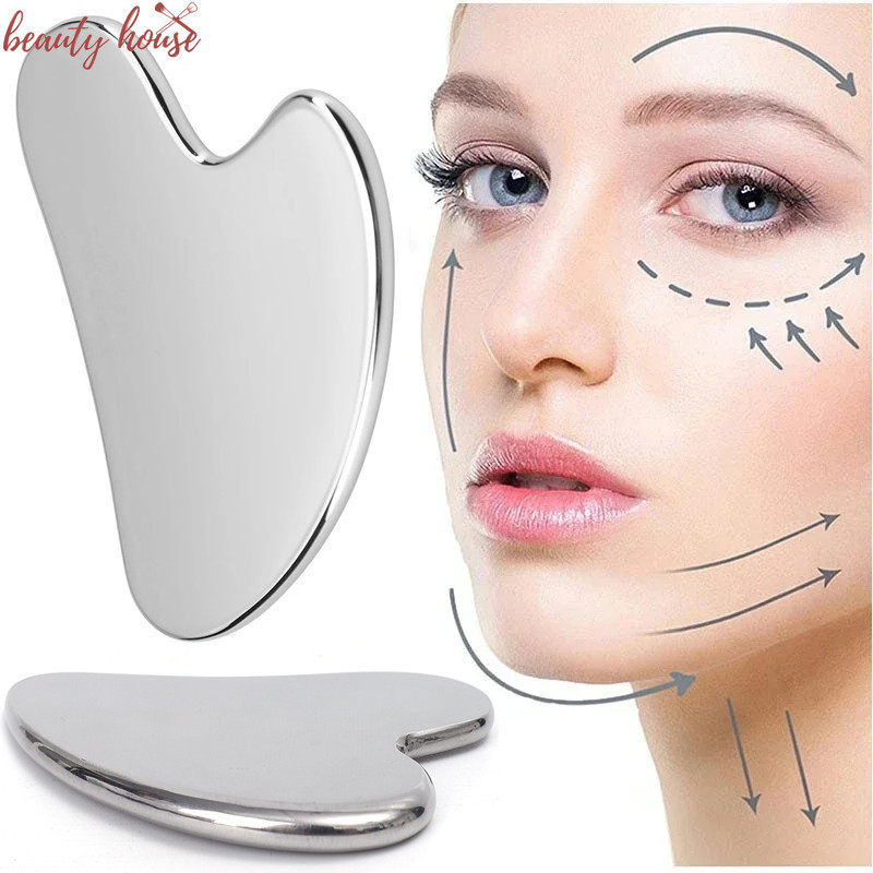 Stainless Steel Gua Sha Board - Face Lift Anti-Aging - Acupuncture ...