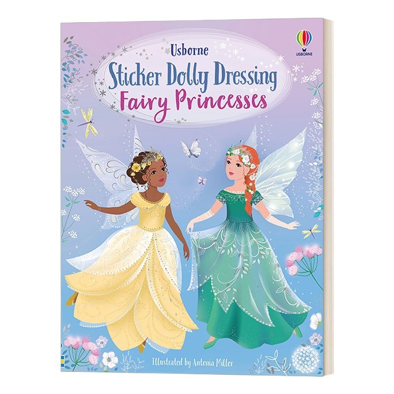 Original English Sticker Dolly Dressing Fairy Princesses Dress Fairy ...