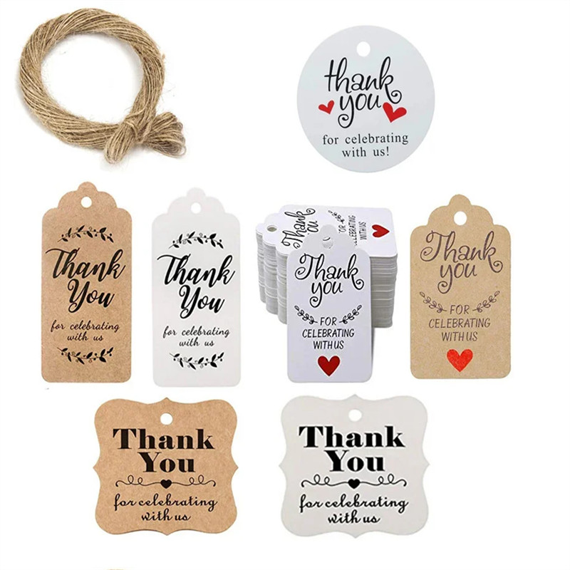 100pcs tag +20 meter rope handmade self hanging tag | Shopee Philippines