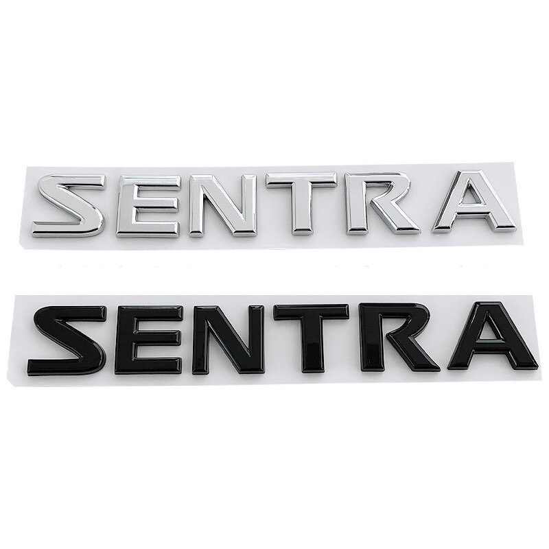 For NISSAN SENTRA letter logo back emblemRear trunk badge car side ...