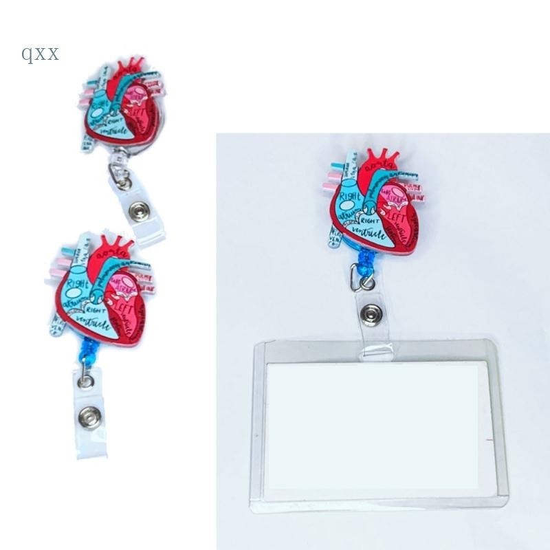 CH*【READY STOCK】 Retractable Badge Reel Medical Worker Work Card Clip ...