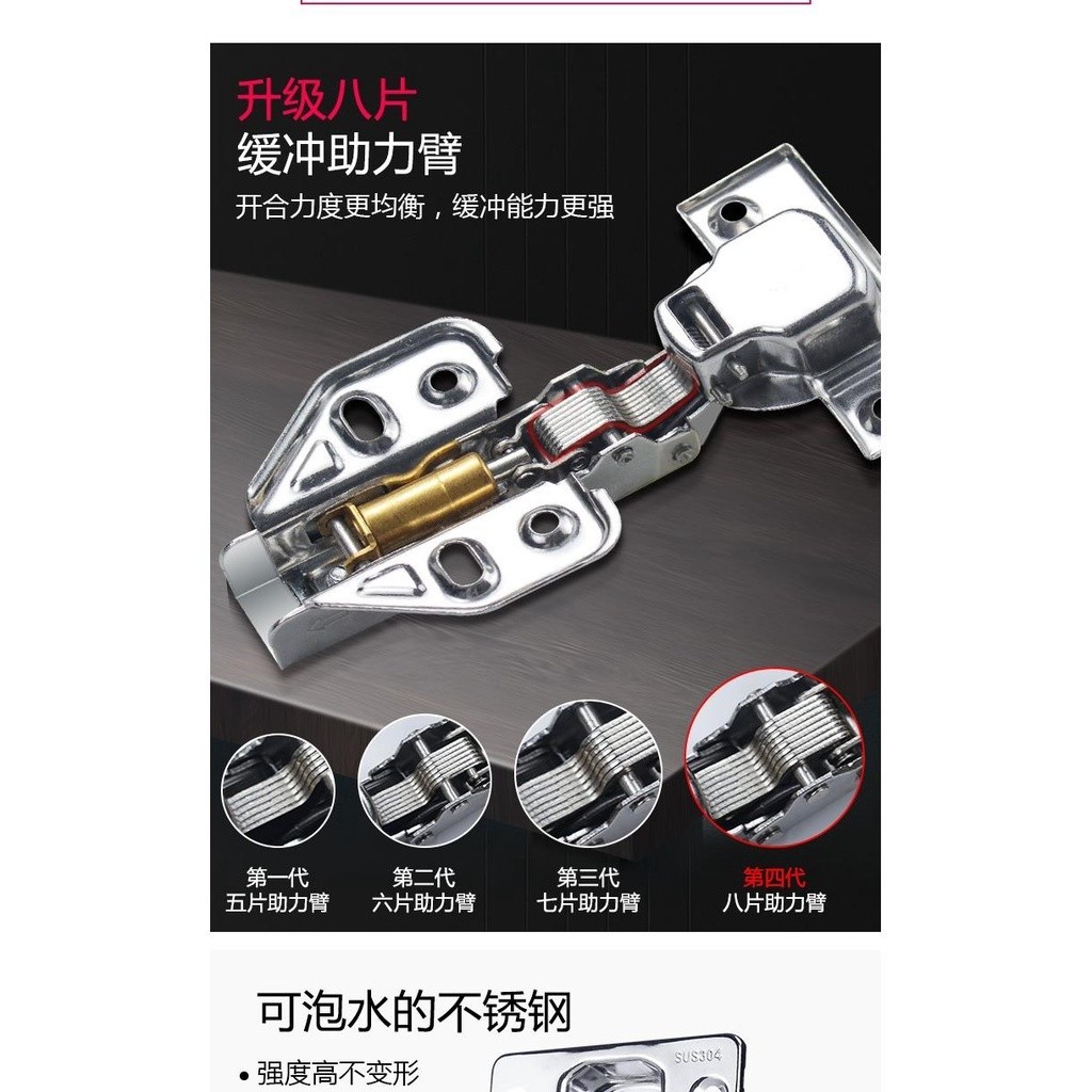 COD/Wardrobe Hinge 304 Hydraulic Aircraft Hinge Stainless Steel Folding ...
