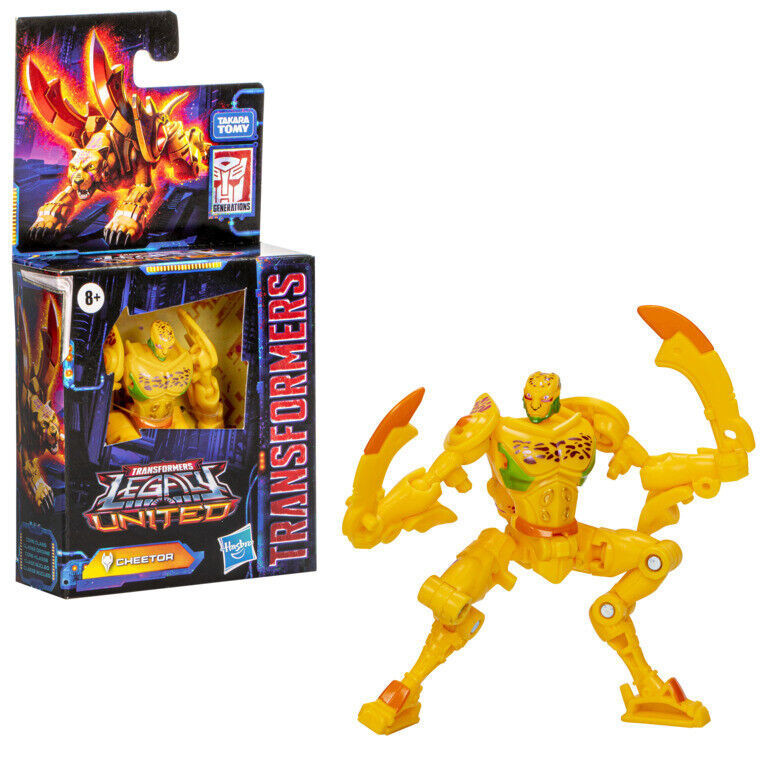 HASBRO TRANSFORMERS LEGACY UNITED CORE CLASS CHEETOR ACTION FIGURE IN ...