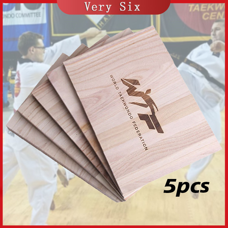 5Pcs Wooden Taekwondo Karate Performance Boards Training Board Martial ...