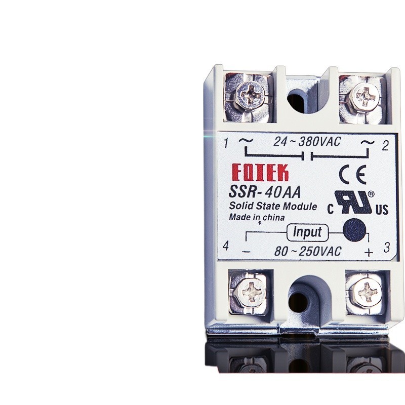 Relay 220V AC control AC 220V single-phase solid state contactor SSR-40AA small non-contact ...