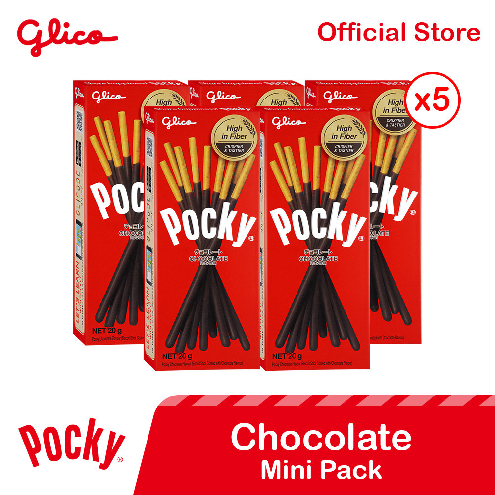 Pocky Chocolate Mini Pack 20g by 5s | Shopee Philippines