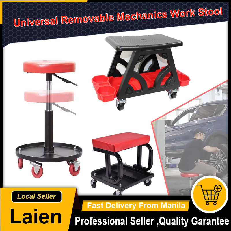 Universal Removable Mechanics Work Stool NEW Car Maintenance Tool Metal ...