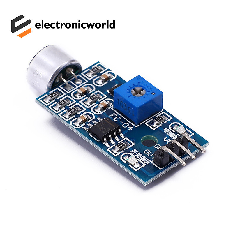 3pin Voice Sound Detection Sensor Module Intelligent Smart Vehicle ...