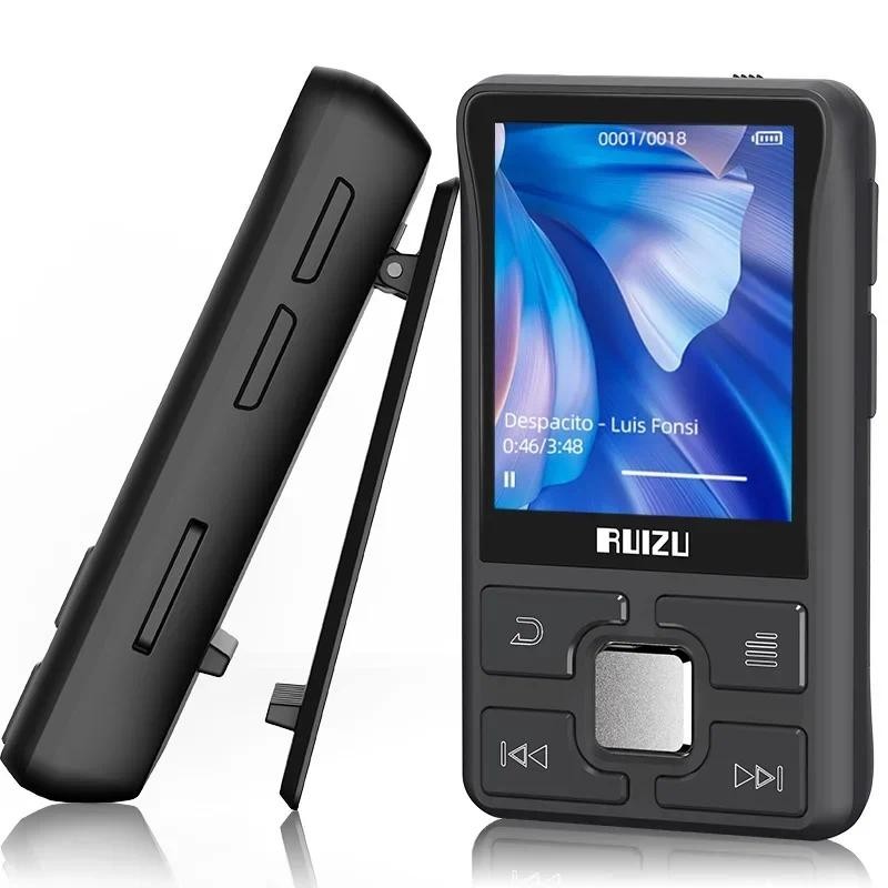 RUIZU Original X55 Clip Sport Bluetooth MP3 Player Mini with Screen ...
