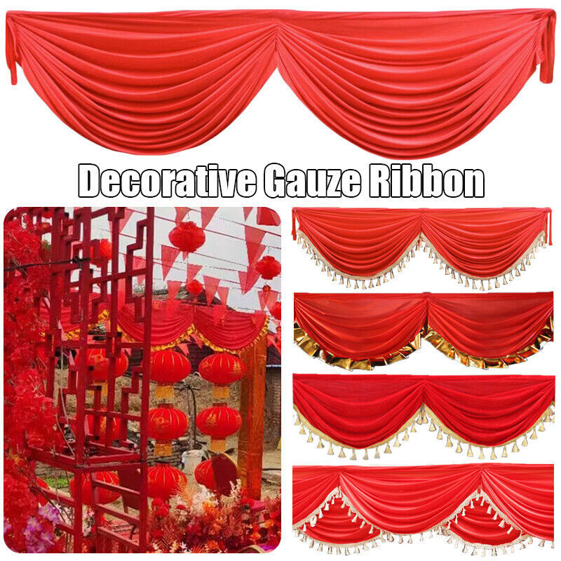 Event Party Valance Drape Panel Decoration Wedding Backdrop Curtain ...