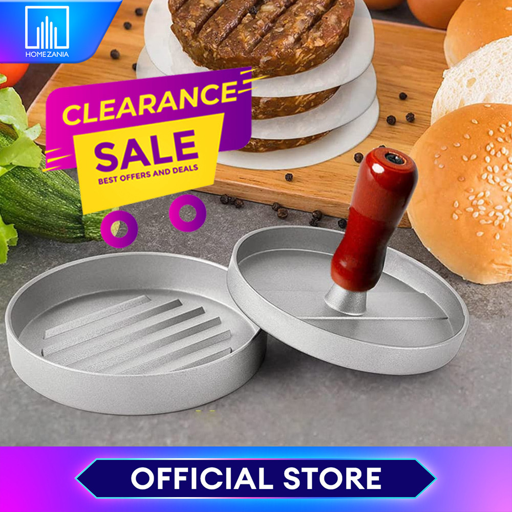Home Zania Clearance Mega Sale Burger Press Patty Molder Non-Stick ...