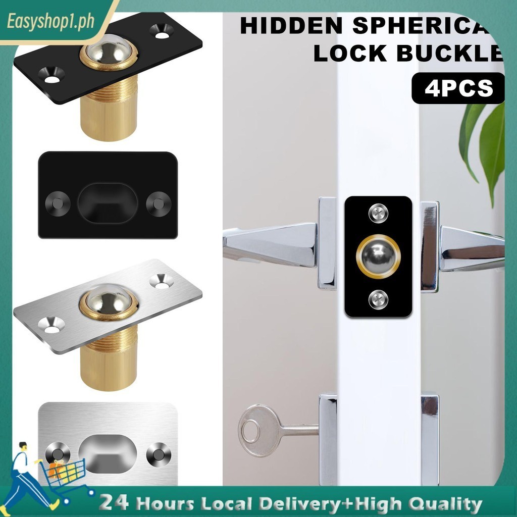 4Pcs Door Ball Catch Stainless Steel Door Ball Latch Sturdy Closet Ball ...