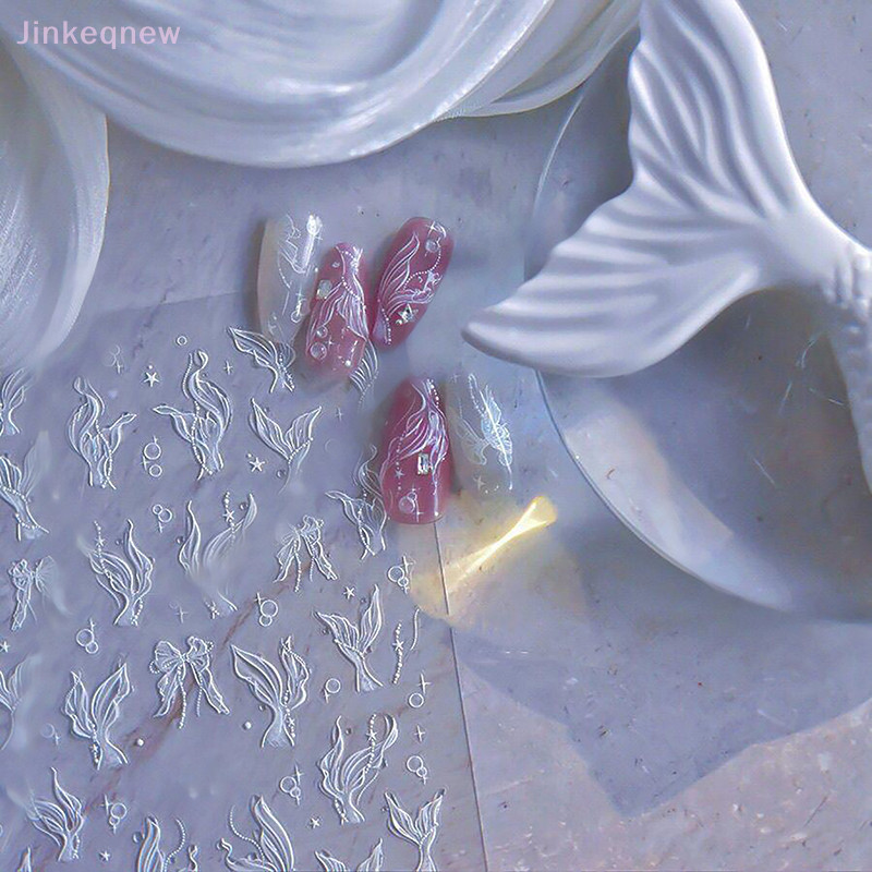 JIN Shiny Colorful Mermaid Fishtail Dazzling Summer Sea Wave Fishtail ...