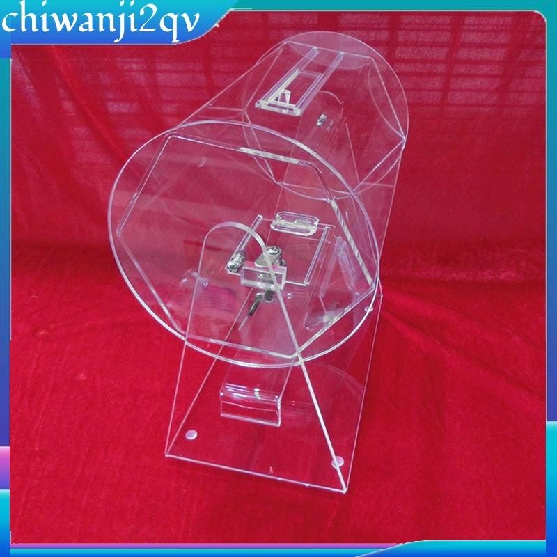 [chiwanji2qv] Acrylic Raffle Drum Raffle Drawing Ticket Drum for ...