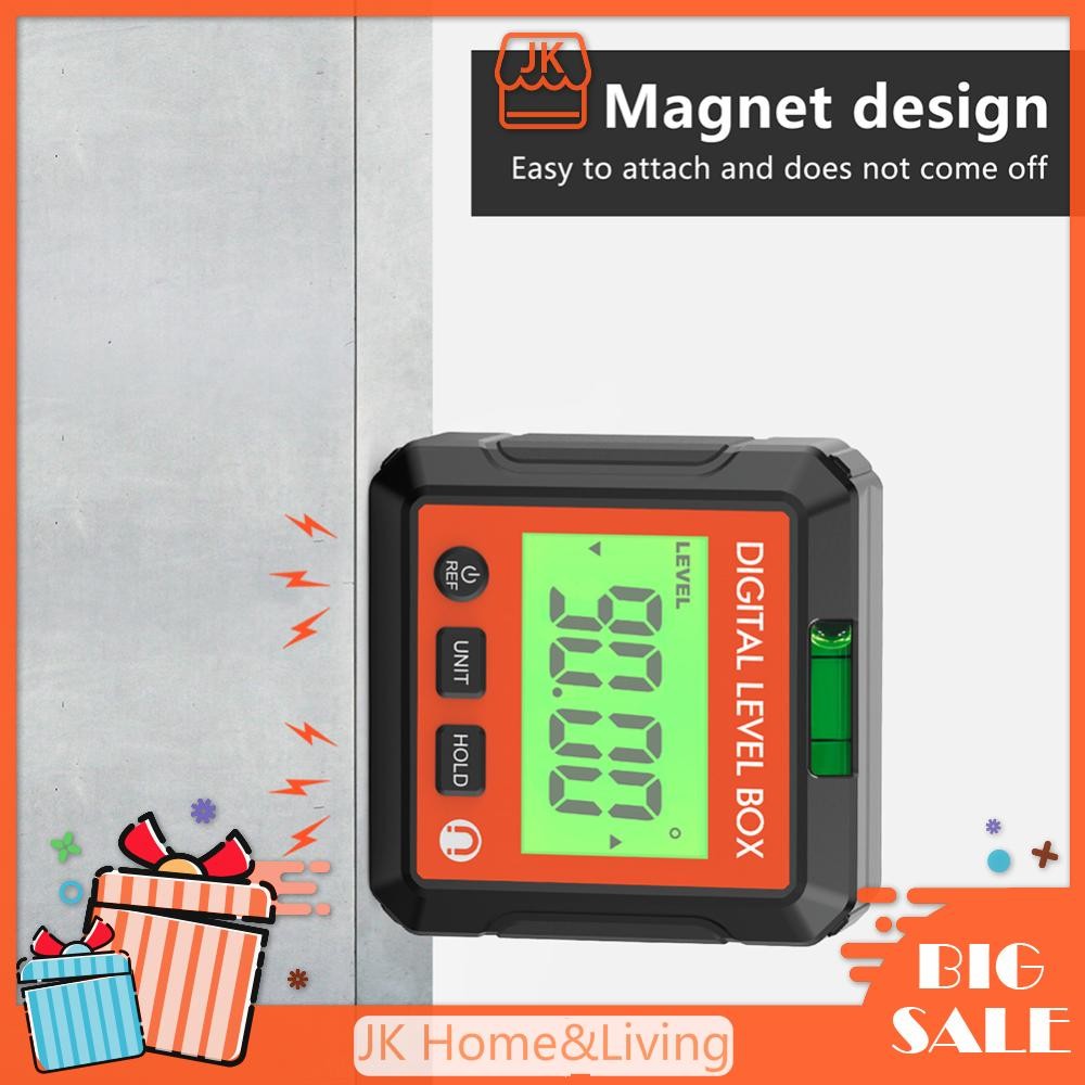 Digital Angle Protractor Inclinometer Magnetic 90 Degree Ruler Level ...