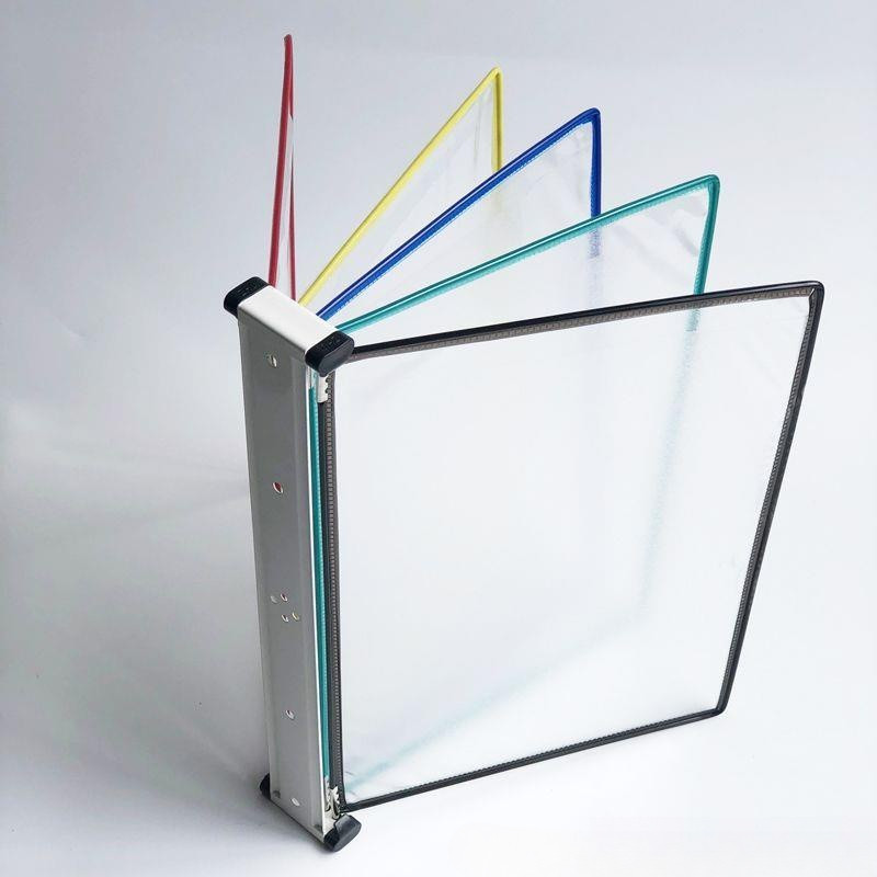10 Pages Wall-Mounted File Rack A4 Standard Homework Guide Book Display ...