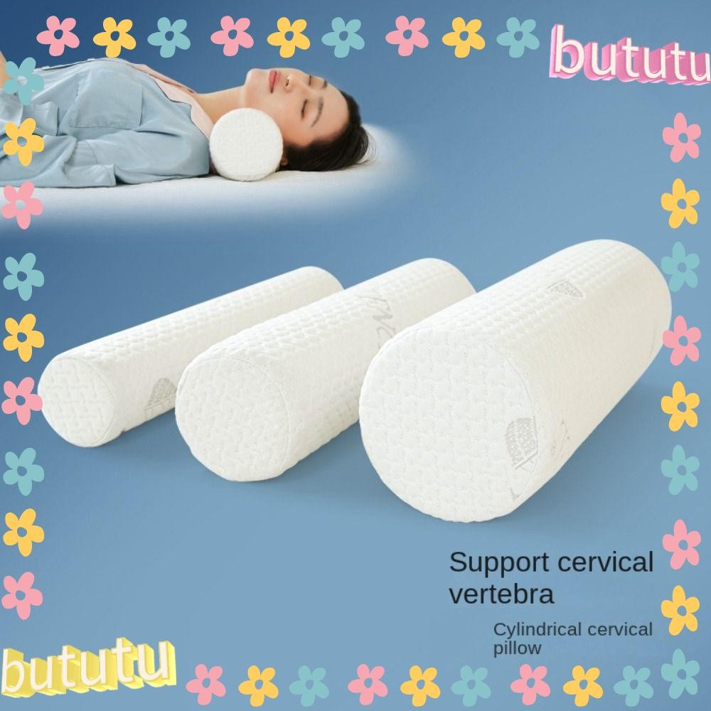 BUTUTU Round Head Pillow, Soft Slow Rebound Sleeping Pillows, Core ...
